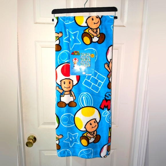 Nintendo | Bedding | New W Tag Toad Characters Oversized Plush Nintendo ...